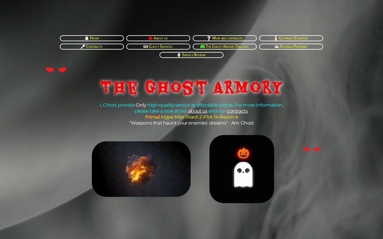 The Ghost Armory Contract